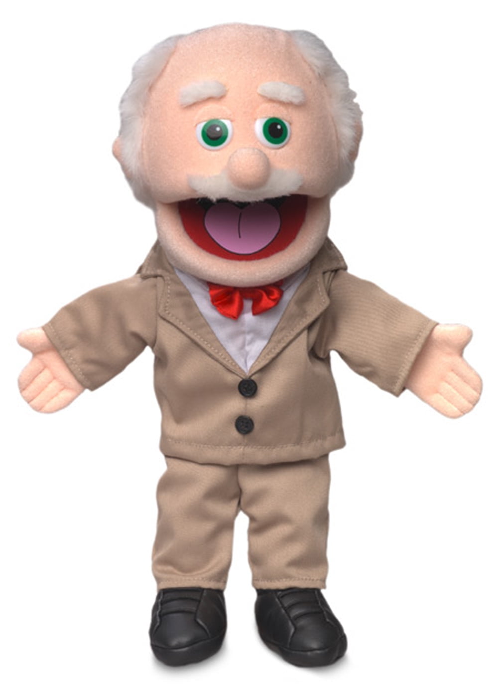 14" Movable Mouth Full Body Hand Puppet - Peach Grandfather Pops ...