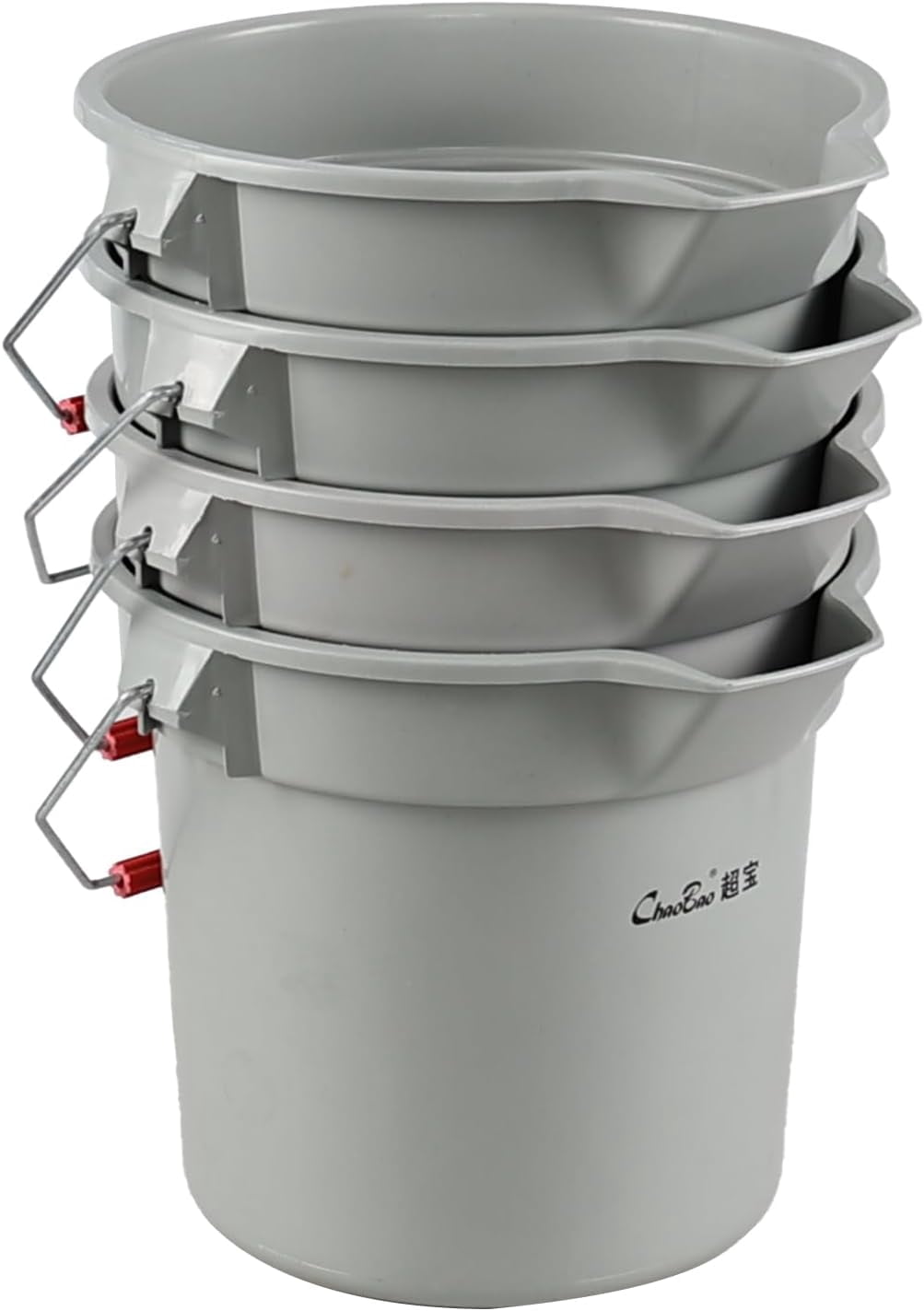 14 Quart / 3.5 Gallon Round Plastic Cleaning Bucket with Handle ...