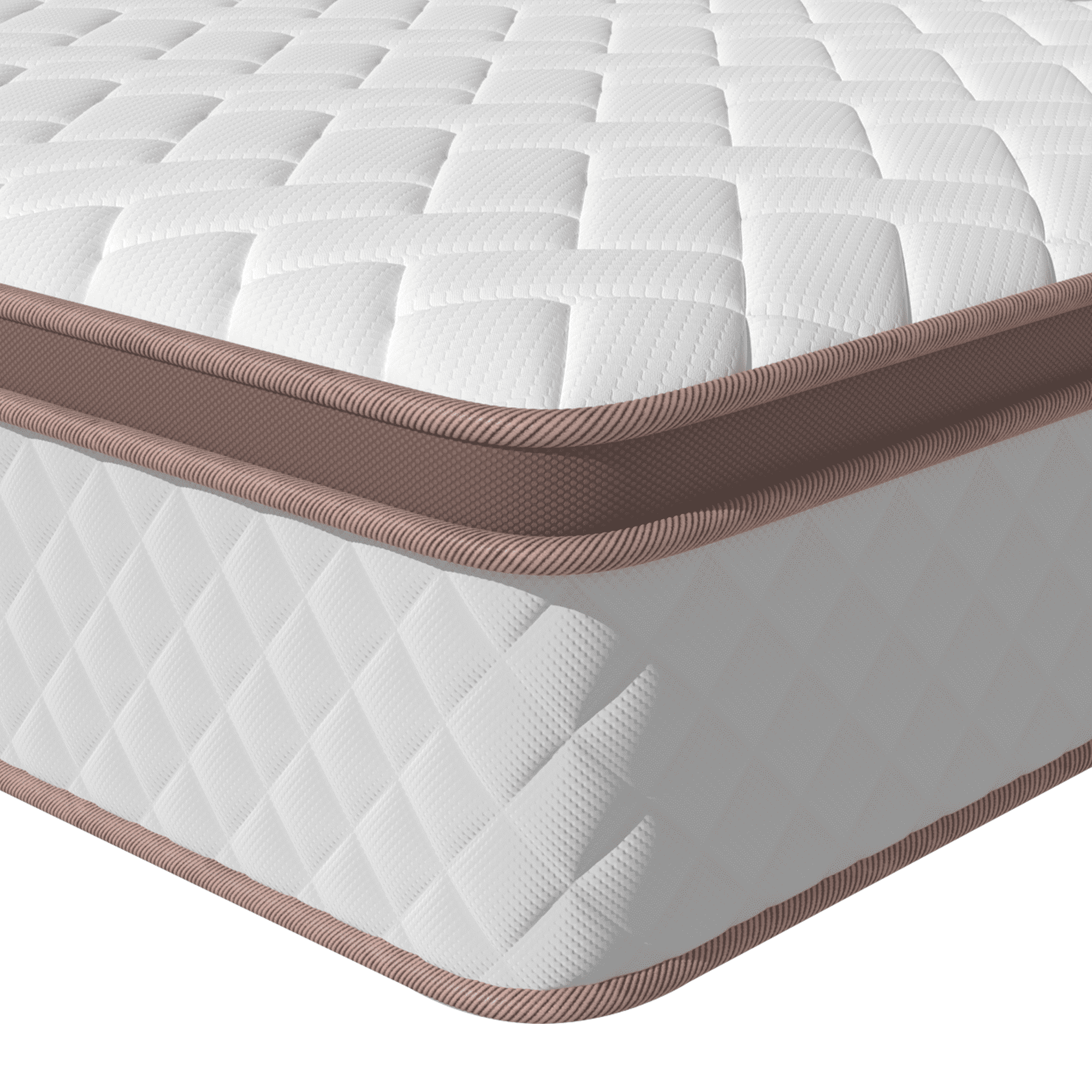 Mronae 14" Queen Size Mattress Cooling Gel Hybrid Memory Foam & Pocket ...