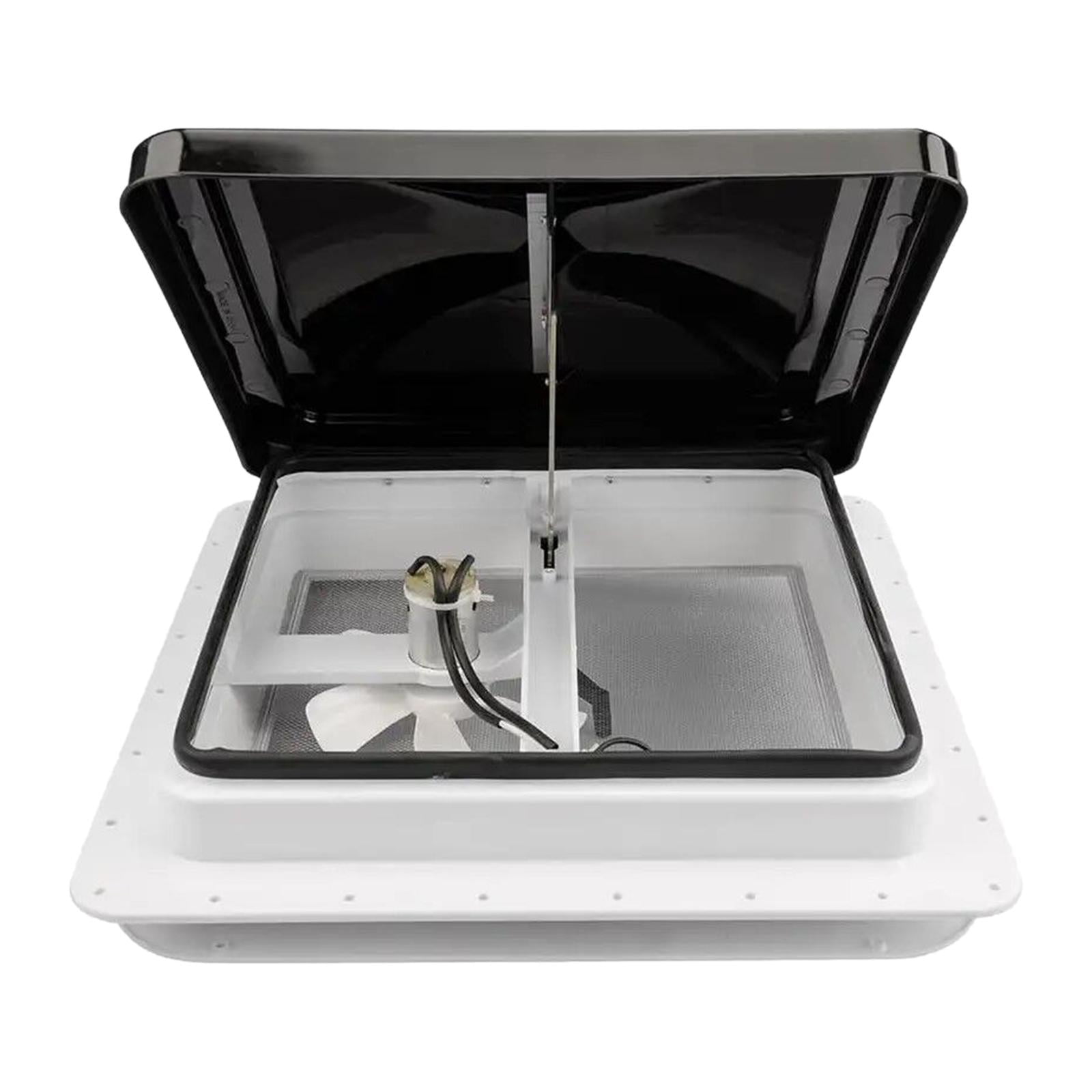 14" RV Roof Vent Fan RV Roof Fan Replacement with Cover Weatherproof ...