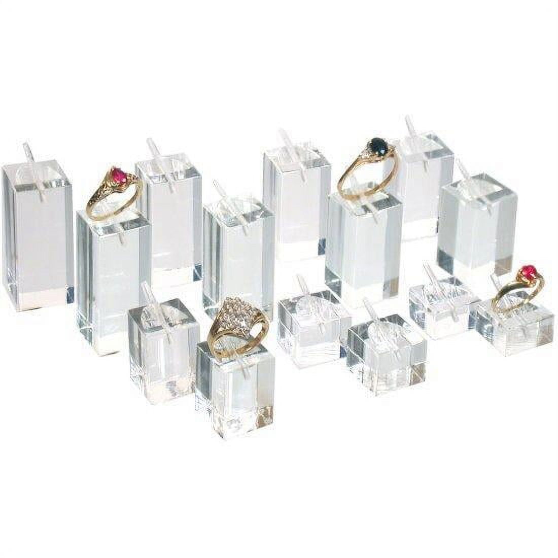 14 Ring Display Riser Stands Jewelry Holders - Walmart.com