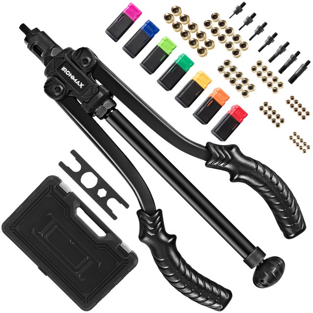14'' Rivet Gun Kit Auto Pumping Rod Riveter Thread Setting Tool ...