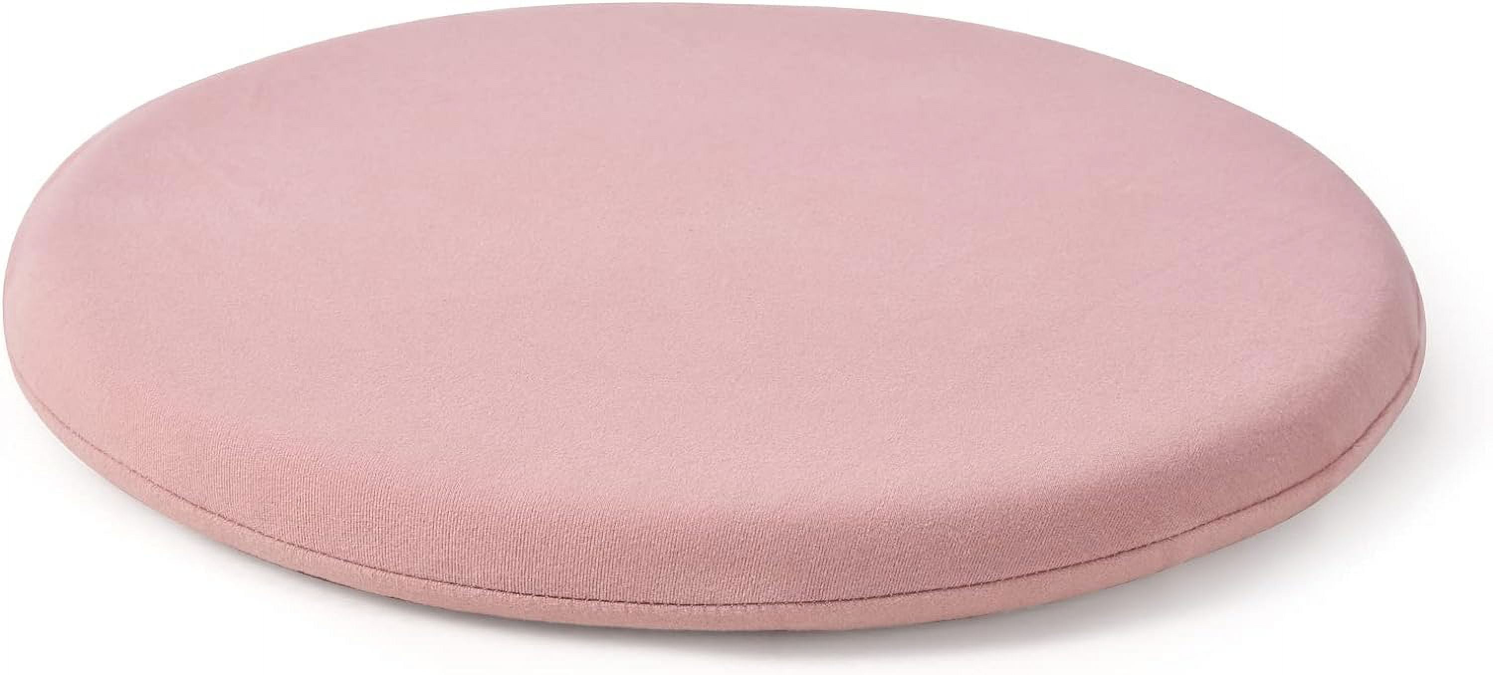14" Round Memory Foam Chair Cushion Detachable Bar Stool Cushion Circle ...
