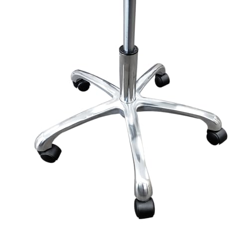 14" Round Seat Wide Base Drafting Stool Rolling Swivel Chair Hydraulic ...