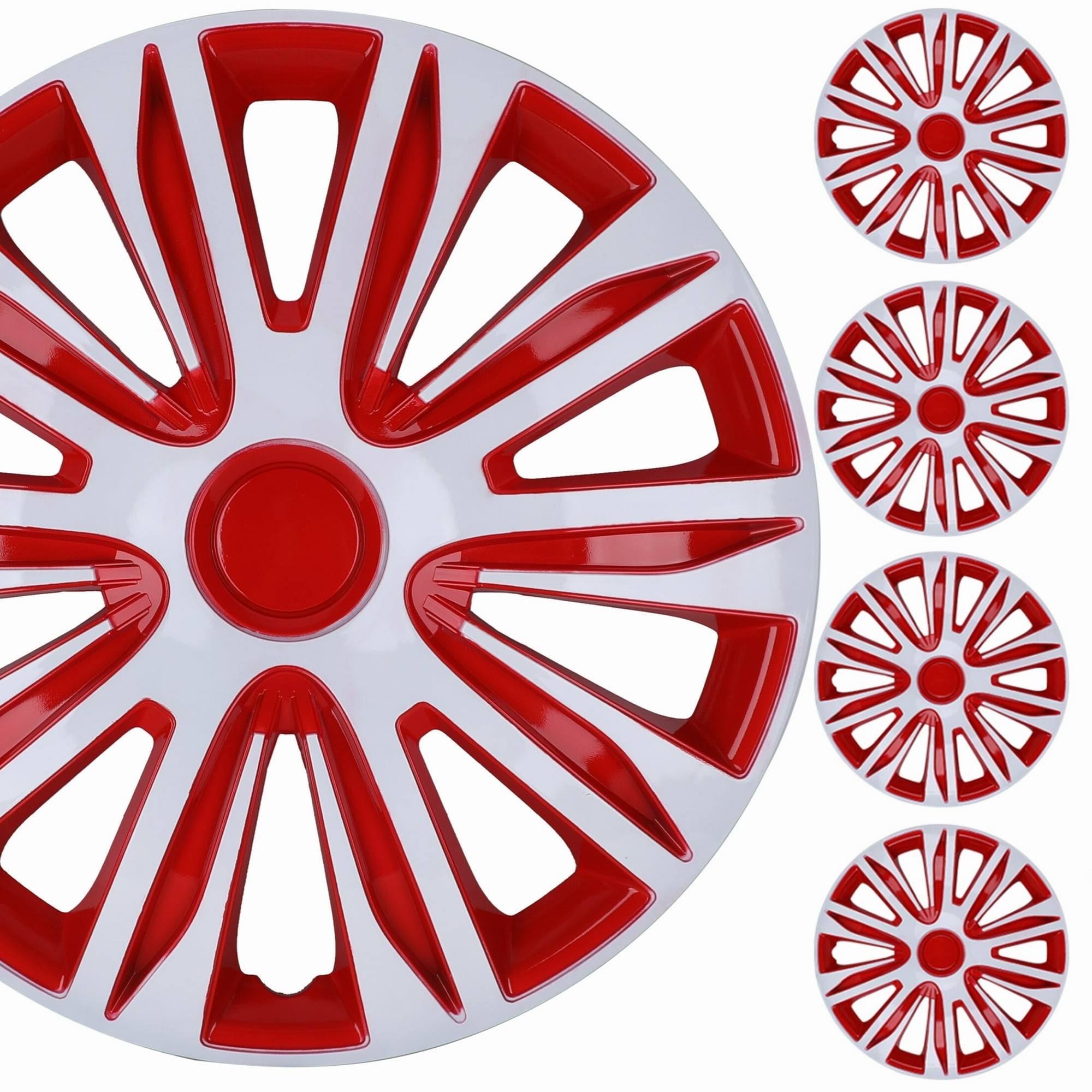 14" Set Of 4 Universal Wheel Rim Cover Hubcaps Snap On Hubcaps Full Hub ...