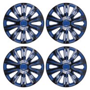 Pilot WH522-15C-B Black and Chrome 15' Wheel Covers - Set of 4 ...