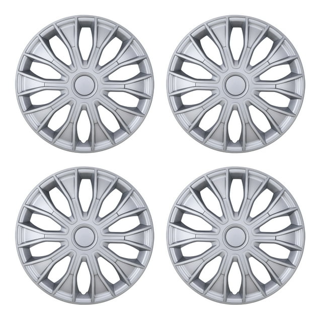 14" Set Of 4 Wheel Covers Snap On Hubcaps Full Hub Caps fit R15 Tire ...