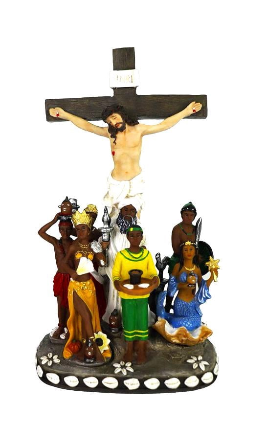 14" Seven African Powers Statue – Siete Potencias Africanas Orisha ...