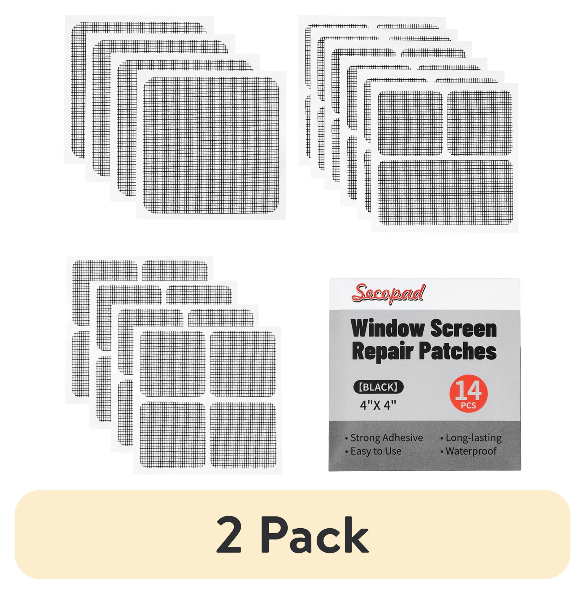 (2 pack) 14 Sheets Window Screen Patches Repair Kit, 3 Sizes Window ...