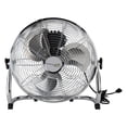 14" Silver Three Speed Adjustable Tilt Portable Floor Fan - Walmart.com