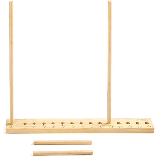 14 Sizes Adjustable Wood Balloon Sizer Ruler Balloon Size Measurement ...