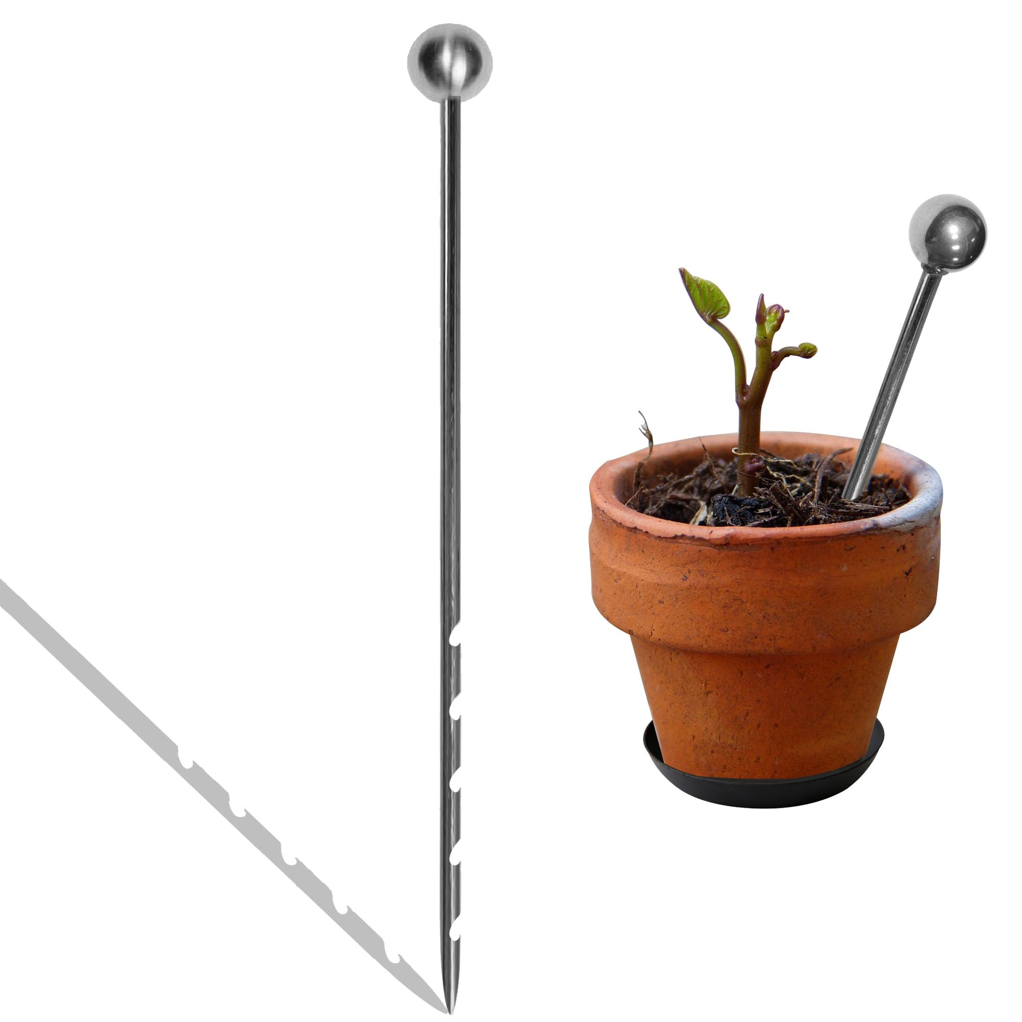 14'' Stainless Steel Soil Sampler Probe Soil Sampler for Lawn Plant ...