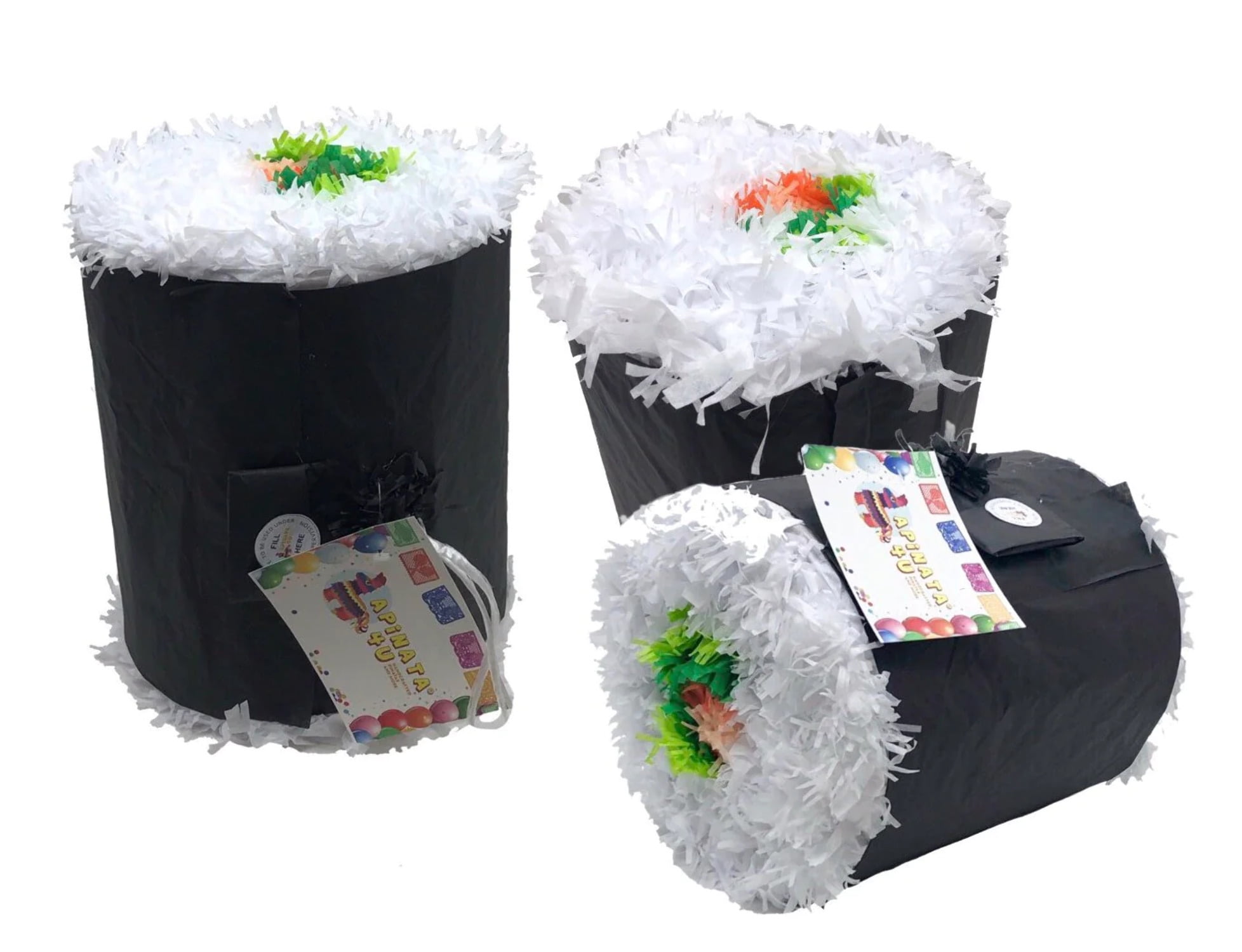 14" Tall Sushi Pinata Japanese Party Supplies Sushi Roll Let's Roll ...