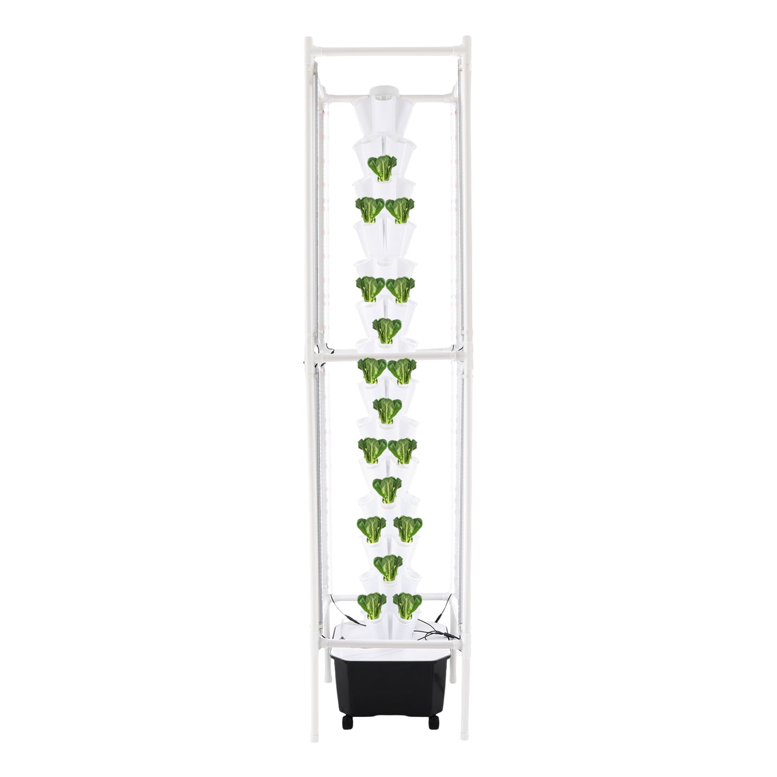 14-Tier Hydroponic Grow Tower, Hydroponic Gardening Tower With with 8 ...