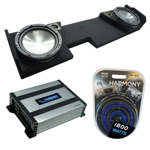 14 - 18 Chevy Silverado Double Cab Harmony HA-R124 Dual 12 Sub Box HA ...