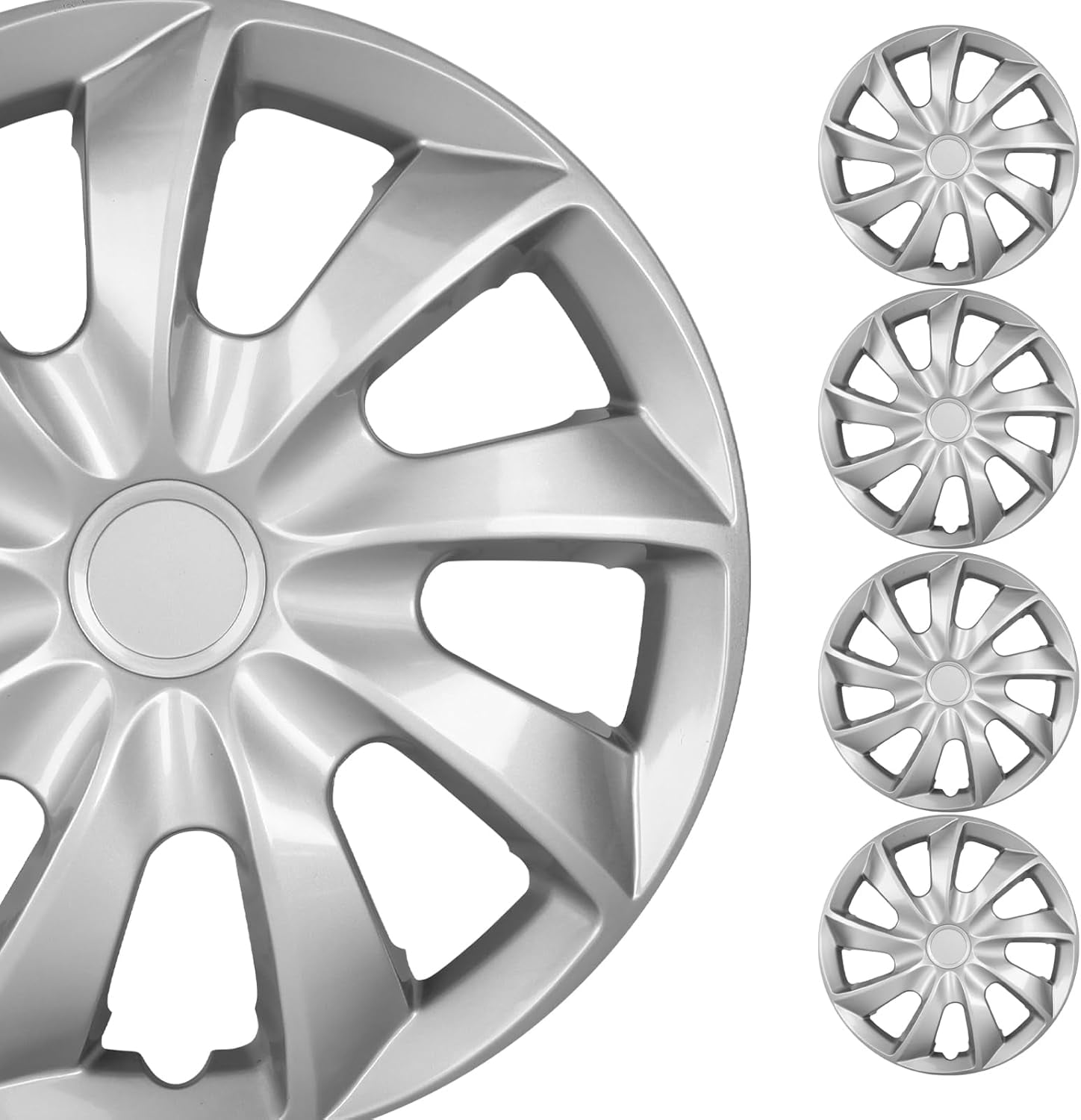 14” Wheel Rim Cover Hubcaps Universal Snap On Car Truck SUV Car ...