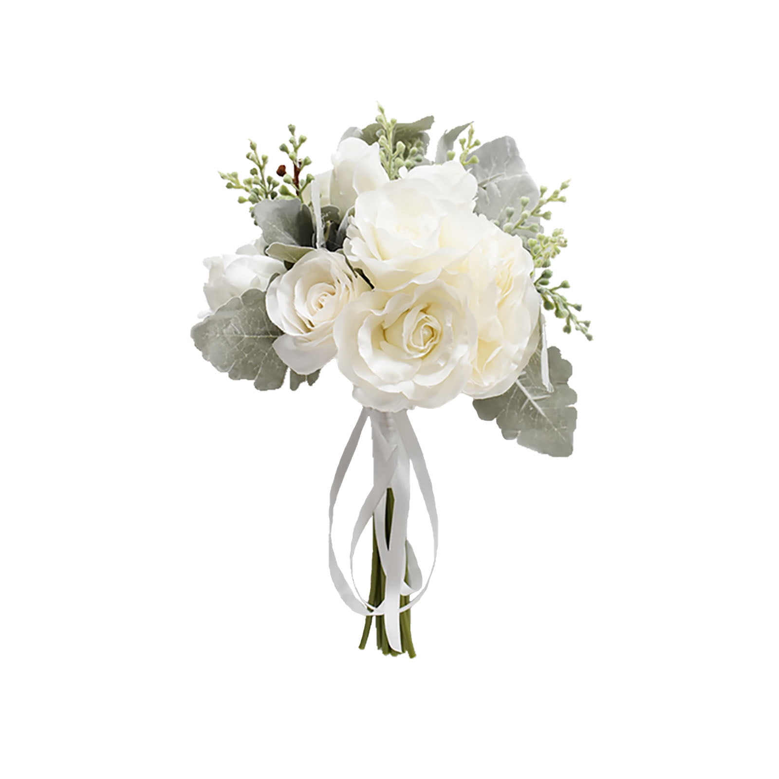 14" White Rose Stem Bundle by Ashland® - Walmart.com