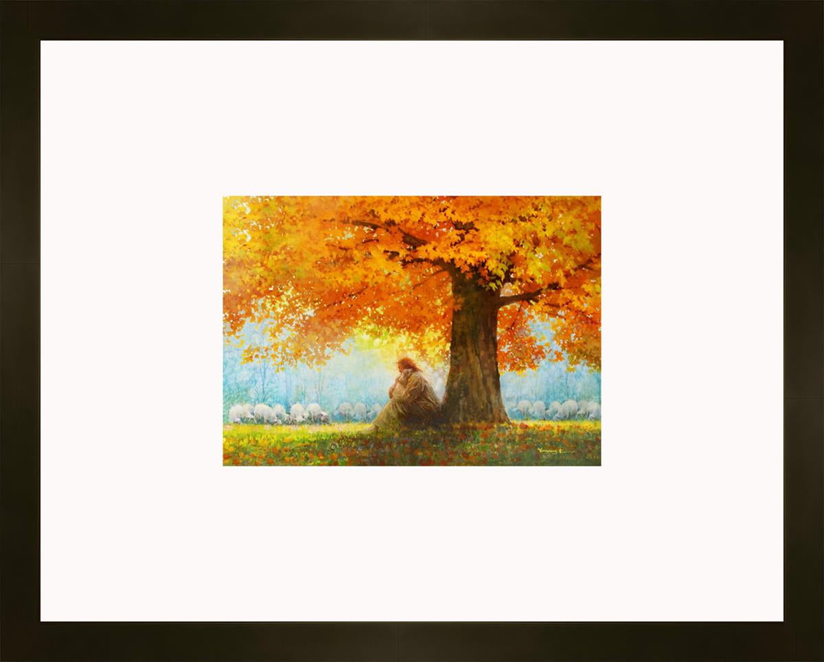 14 X 11 In His Arms Faux Mat by Yongsung Kim - Walmart.com