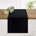 14 X 120 Inch Linen Table Runner - 100% Pure Black Farmhouse Table ...