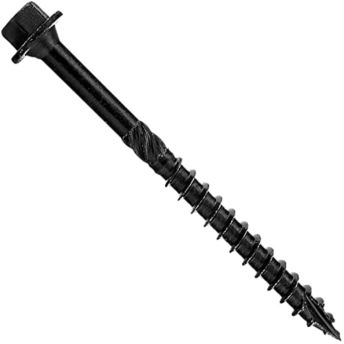 #14 X 2-1/2" Heavy Duty Black Timber/Log/Landscaping Wood Screws ...