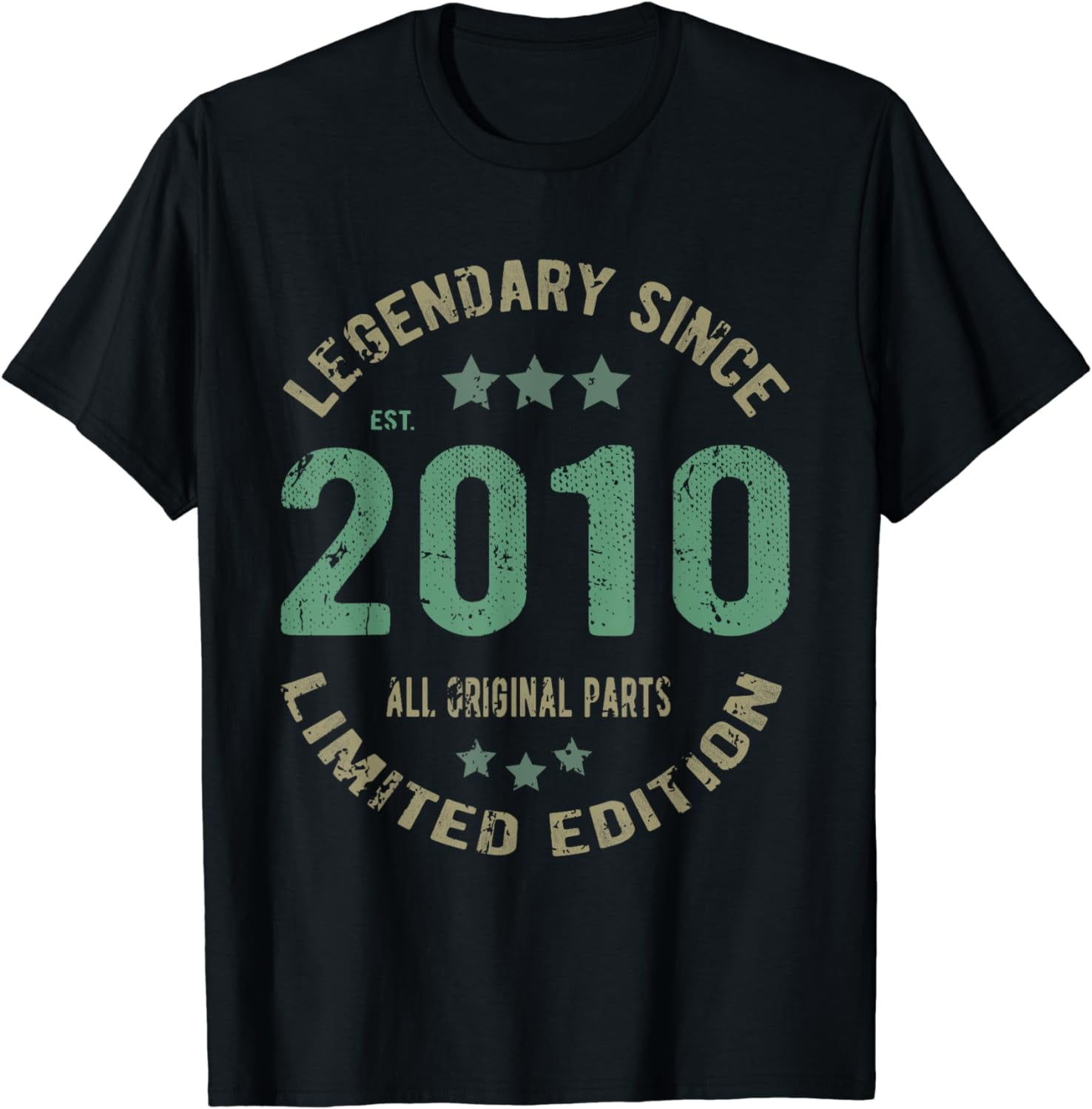 14 Year Old Bday Legend Since 2010 - Vintage 14th Birthday T-Shirt ...