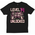 14 Year Old Birthday Gift Level 14 Funny Retro Video Game Boy Unisex T ...