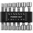 14 count Power Nut Driver Set for Drill, Professional Metric & SAE Nut ...