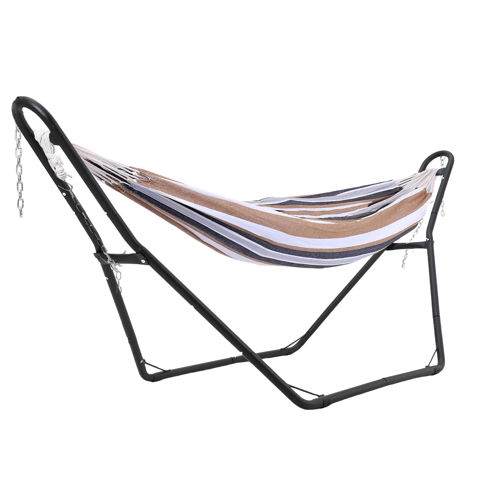 14 ft Heavy-Duty Steel Hammock Stand for Outdoor Balconies, Porches ...