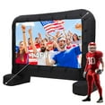 14 ft Inflatable Outdoor Projector Screen, blow up movie screen ...
