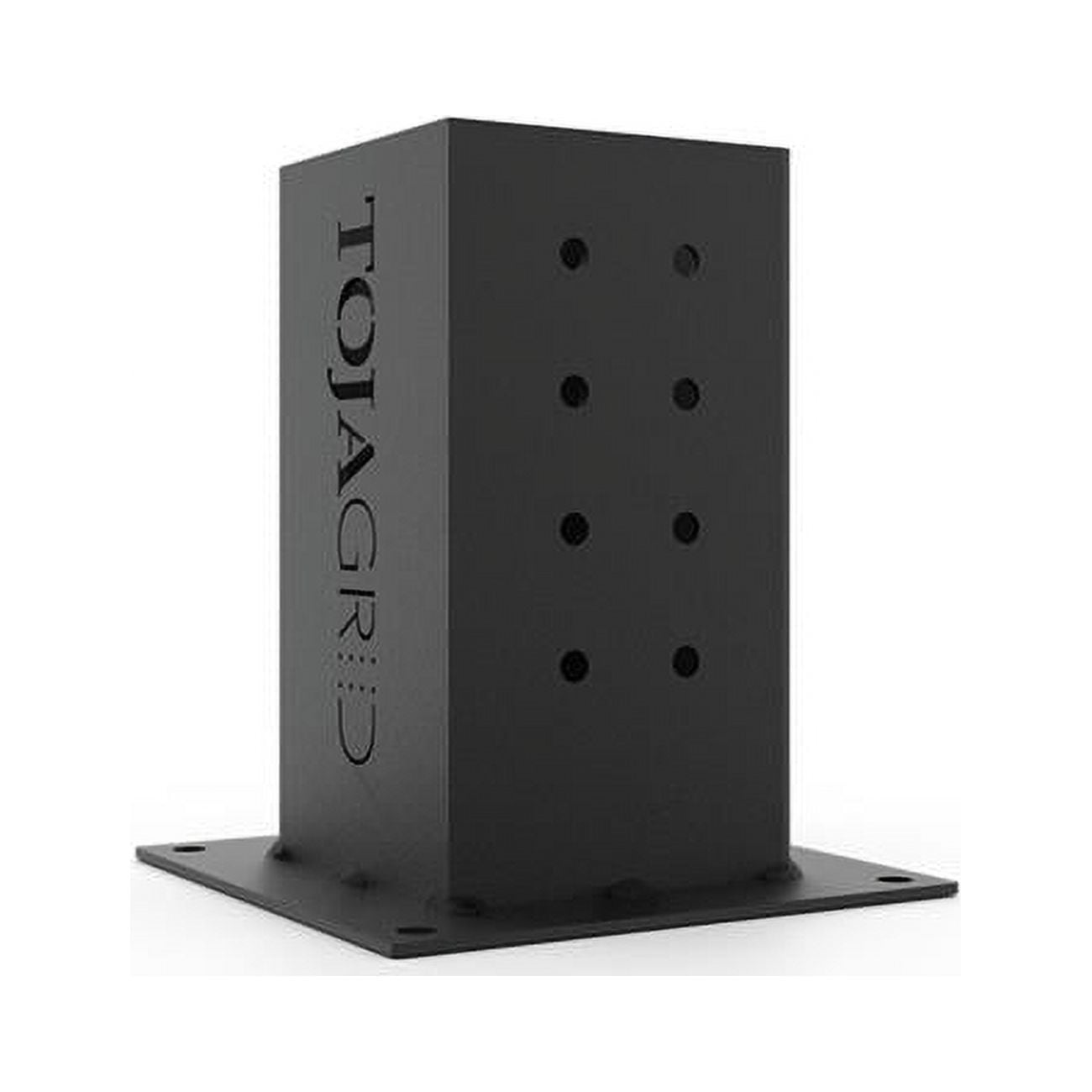 14 ga. 4 in. Solo Black Steel Mounting Bracket - Walmart.com