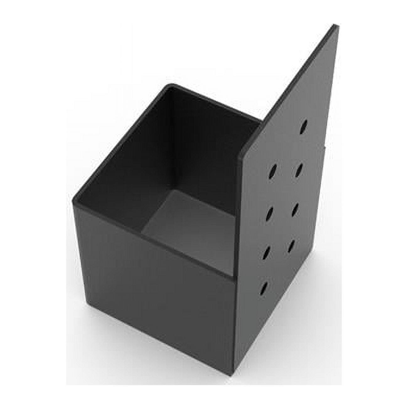 14 ga. 6 in. Knect Black Steel Mounting Bracket - Walmart.com