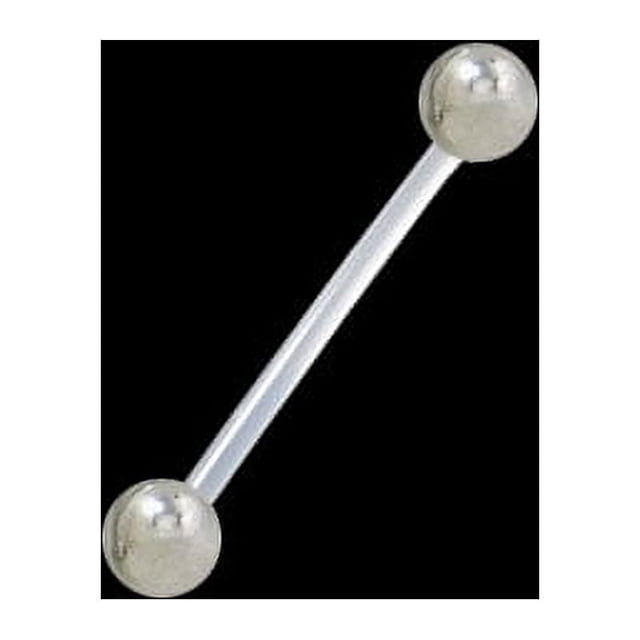 14 gauge Flexible Pregnancy Belly Button Ring with Interchangable Balls ...