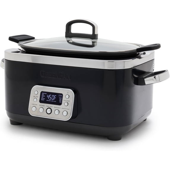 14-in-1 Nonstick 6QT Electric Slow Cooker, PFAS-Free Ceramic Multi ...