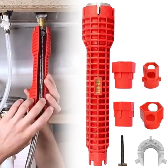 14-in-1 Sink Wrench Faucet Wrench Basin Wrench Multifunctional Plumbing ...