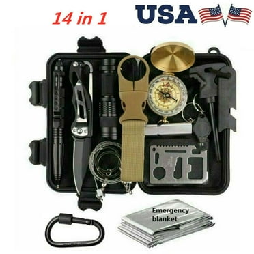 3 Day Survival Kit Emergency Food Water Blanket Whistle Flashlight 1st ...