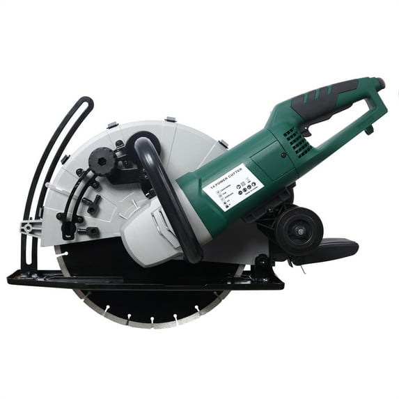 14 in Power Concrete Saw With Blade, 2800W Circular Wet/Dry Cutter ...
