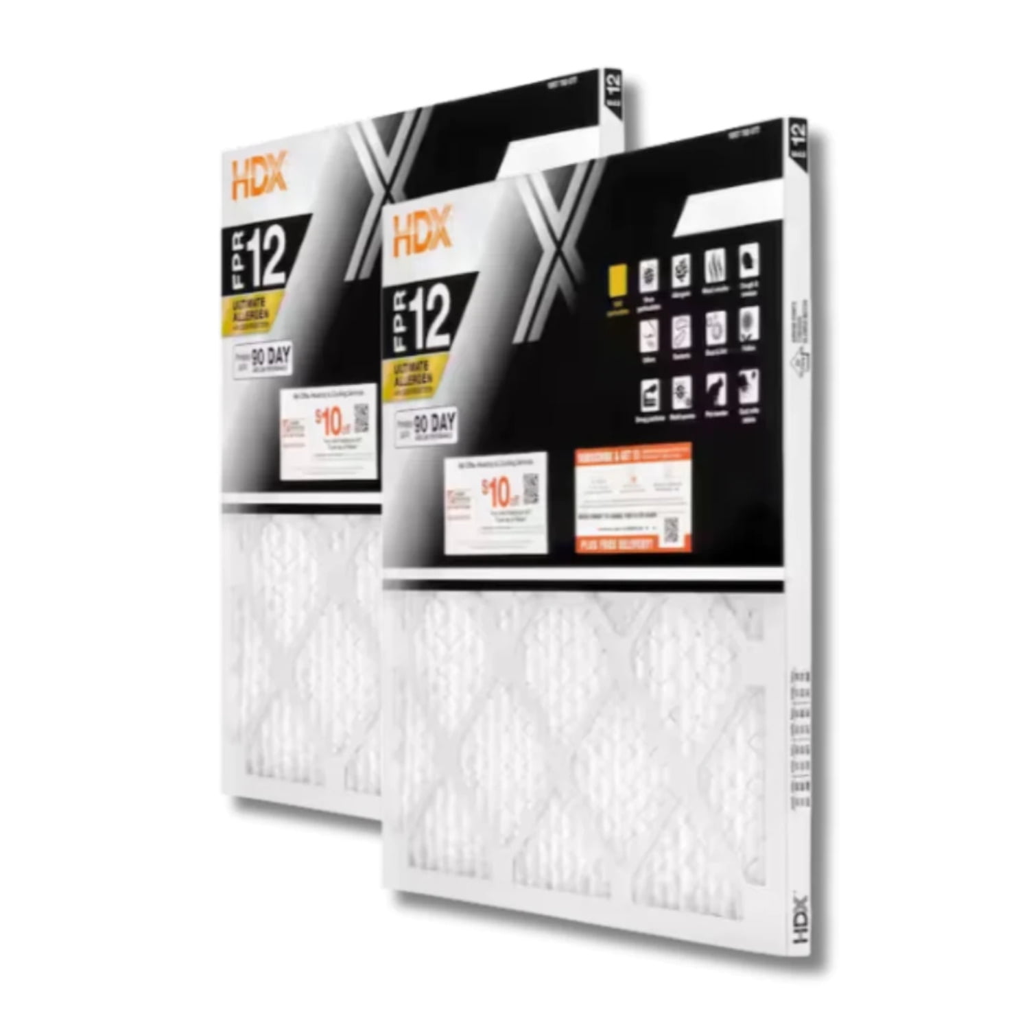 14 in. x 24 in. x 1 in. Elite Allergen Pleated Air Filter FPR 12, MERV ...