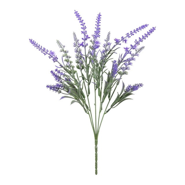 14-inch Artificial Silk Purple Lavender Spring Pick, for Indoor Use, by ...