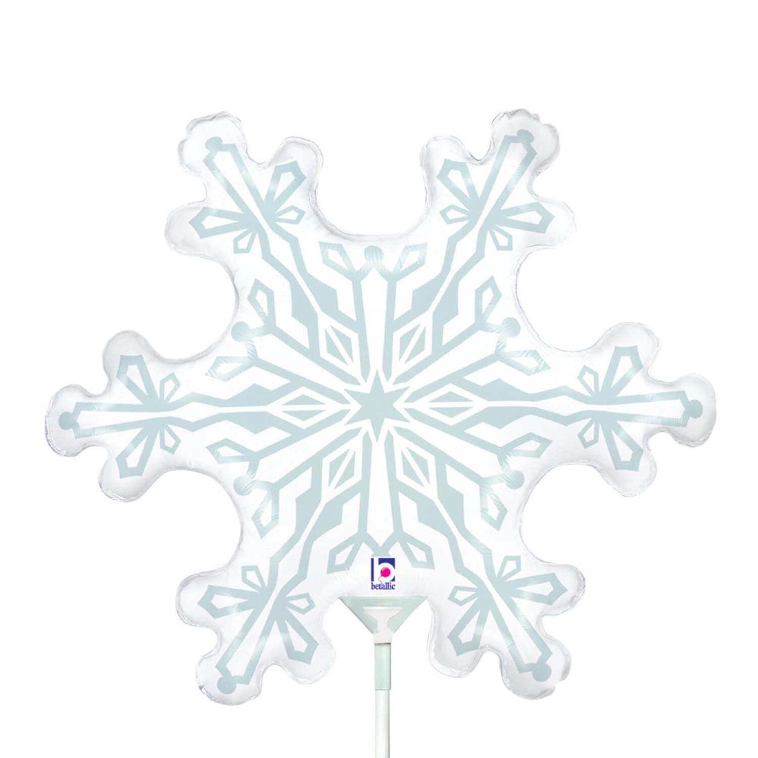 14 inch Betallic Mini Snowflake Foil Mylar Balloon - Party Supplies ...