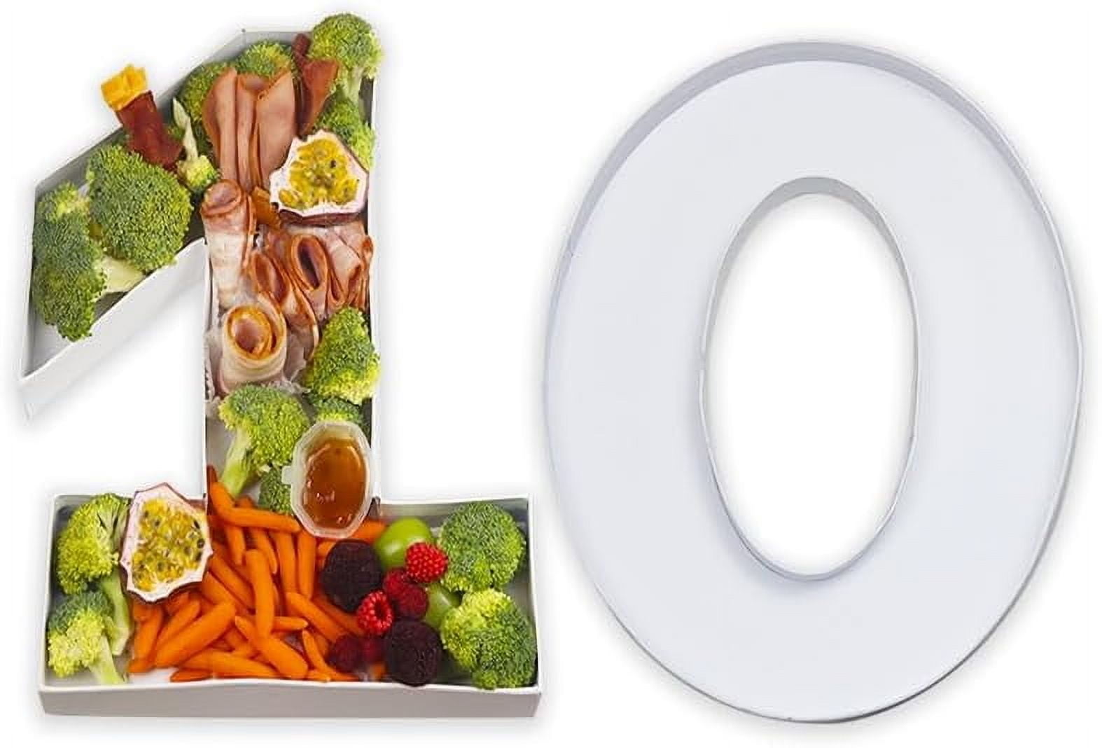 14-inch Cardboard Number Fillable Tray Decorative Box for Charcuterie ...