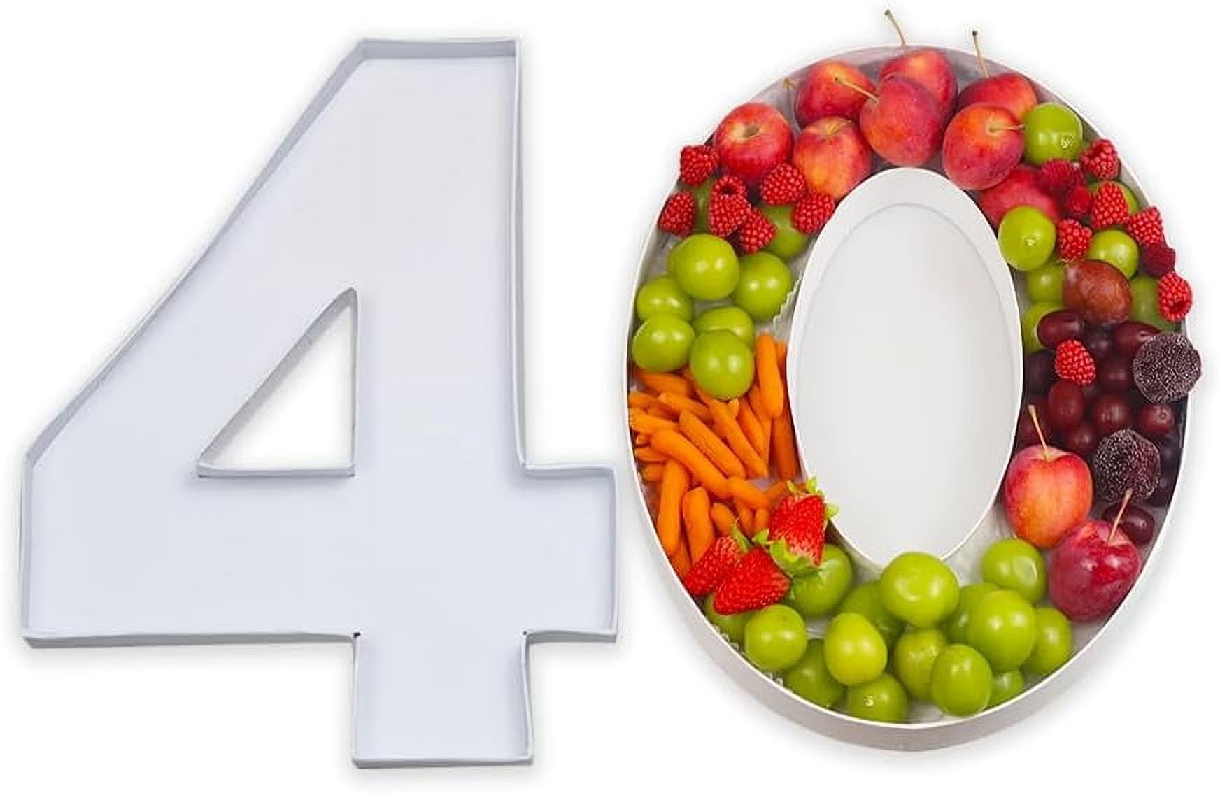 14-inch Cardboard Number Fillable Tray Decorative Box for Charcuterie ...