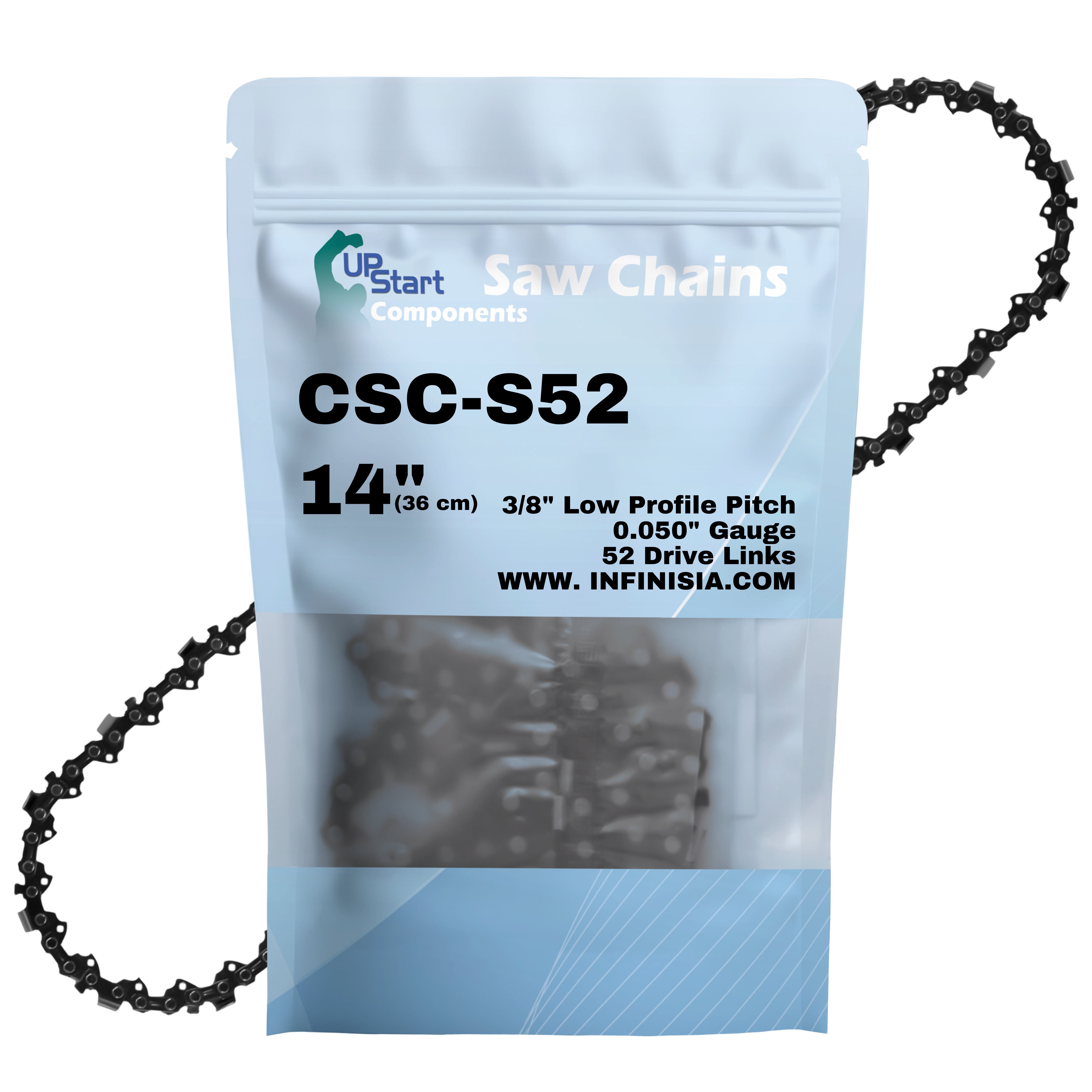 14-inch Chainsaw Chain Replacement for Makita 5012B Chainsaws - S52 (14 ...