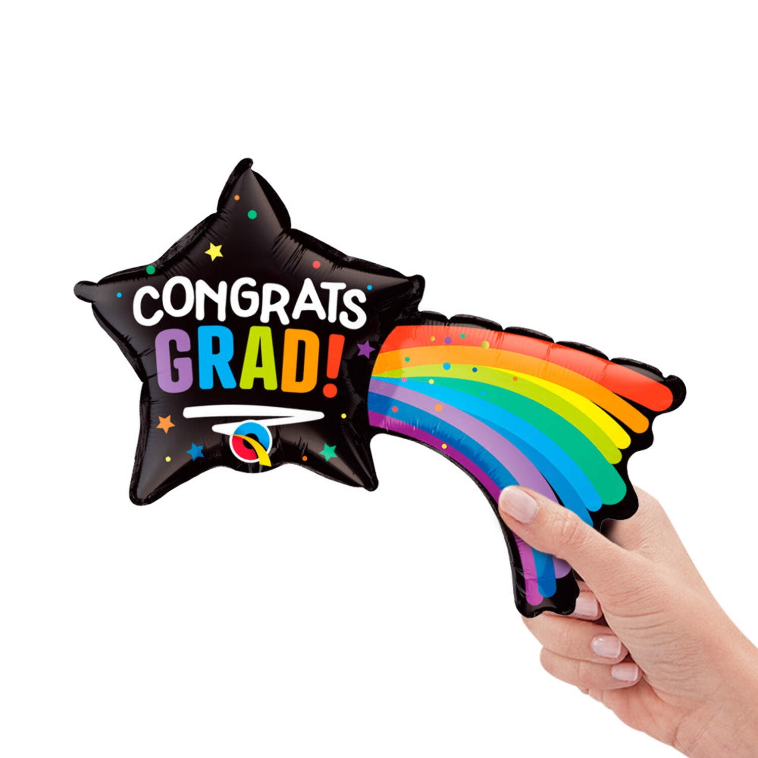 14 inch Congrats Grad Shooting Star Mini Shape (Air-Fill Only) Foil ...