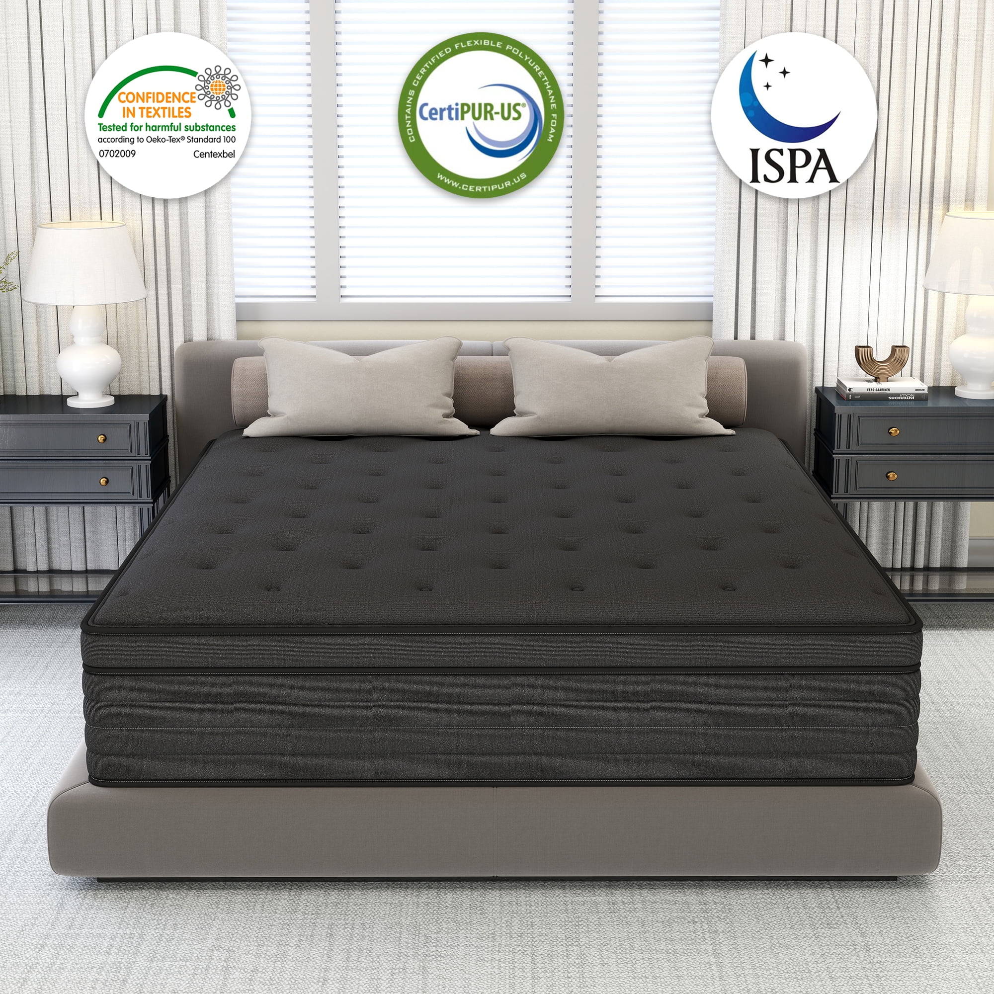 14 inch Full Mattress,Hybrid Mattresses Medium Firm in a Box - Walmart.com