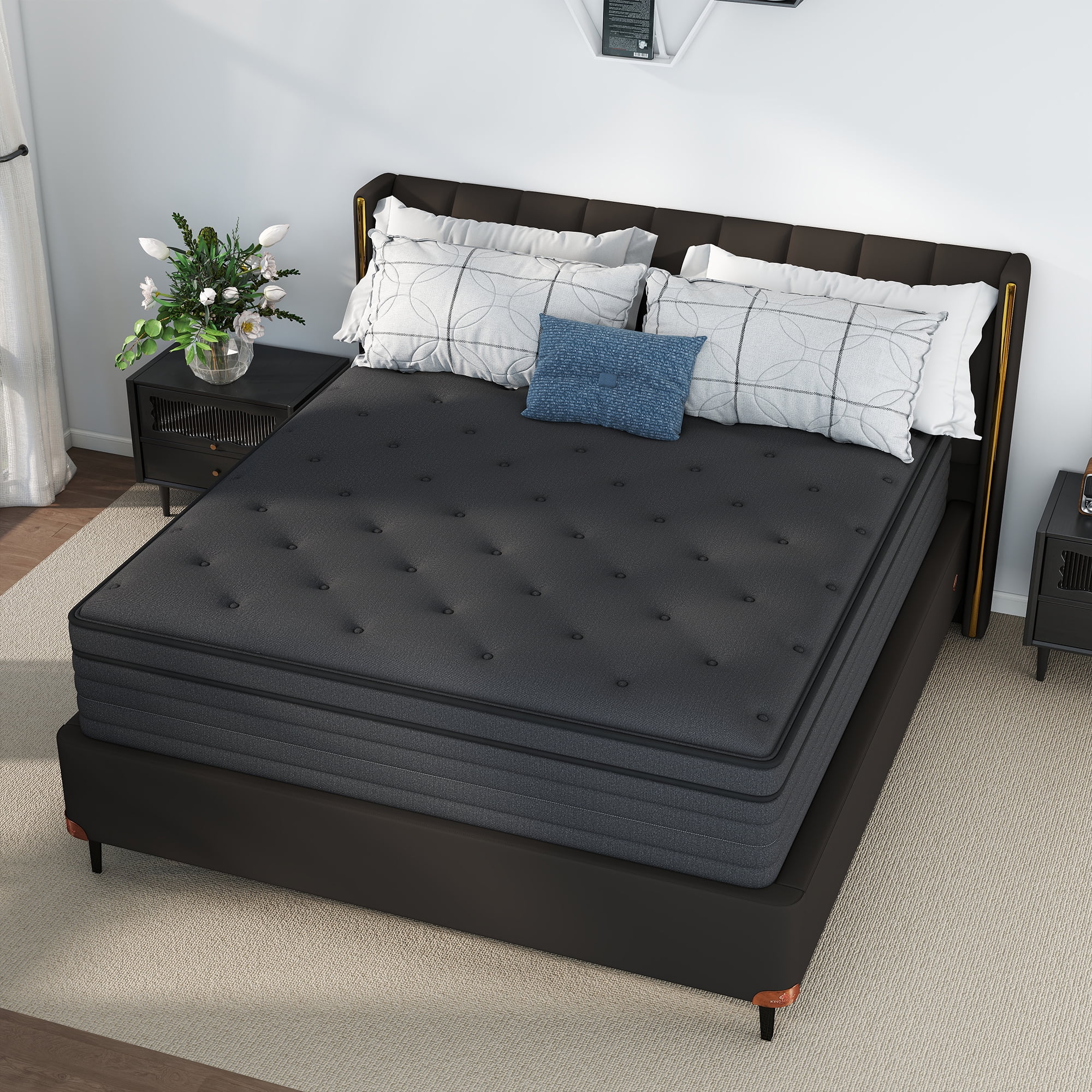 Mulinature 14 inch Full Mattress,Hybrid Mattresses Medium Firm in a Box ...