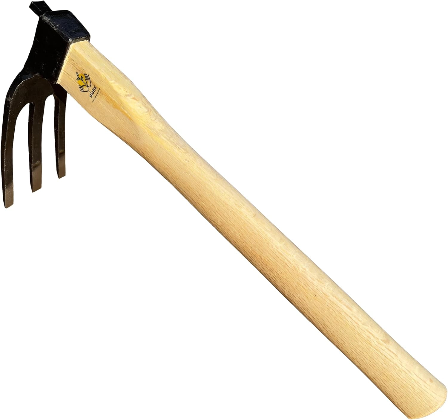 14 inch Hand Tiller/Rake for Garden, 3-tines Cultivator, Without ...