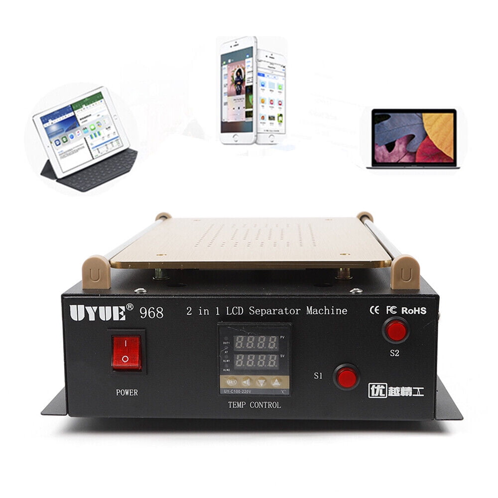 14 inch LCD Touch Screen Hot Plate Glass Vacuum Separator Machine Phone ...