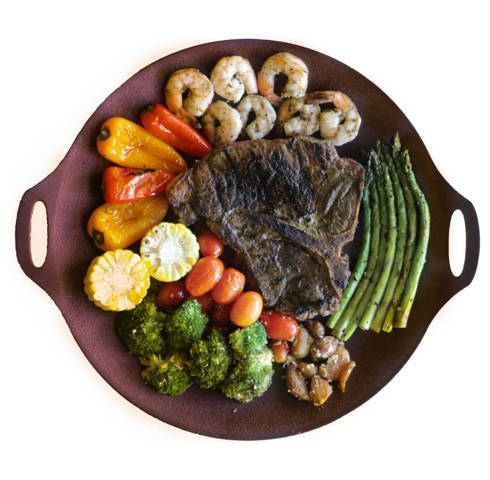 - 14-inch Nonstick Round Griddle Grill Pan for Korean BBQ/Teppanyaki ...