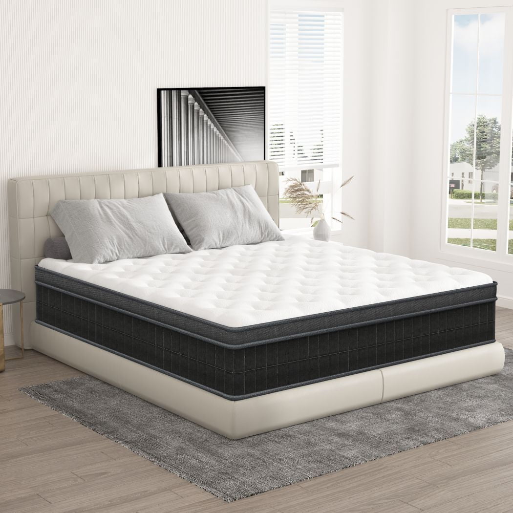 14 inch Queen Mattress, Ultra Supportive Hybrid Mattress in a Box ...