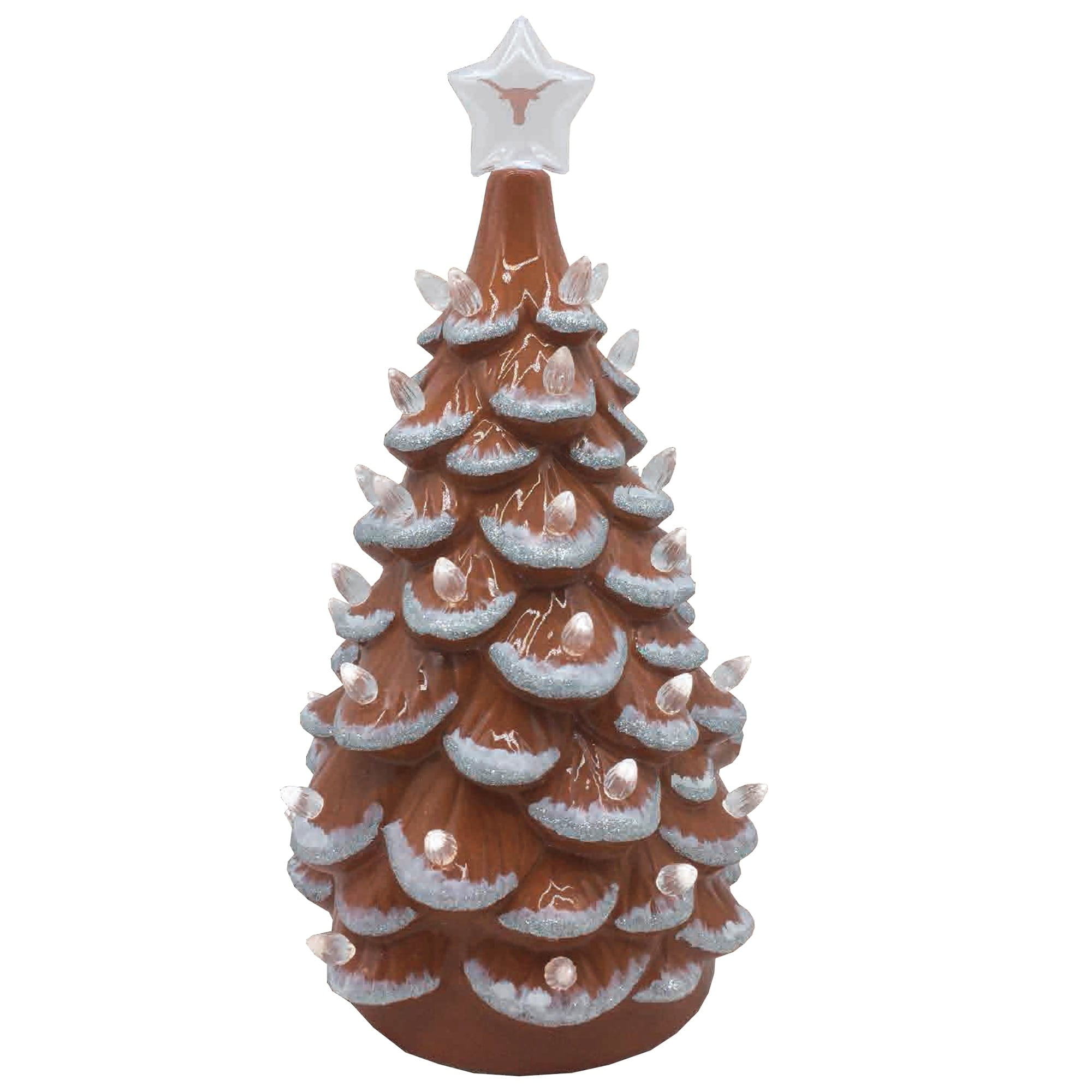 14 inch Texas Longhorns Ceramic Tree - orange - Walmart.com